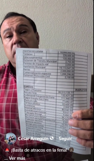 Advierte César Arreguín posible atraco millonario en Feria de Silao ...